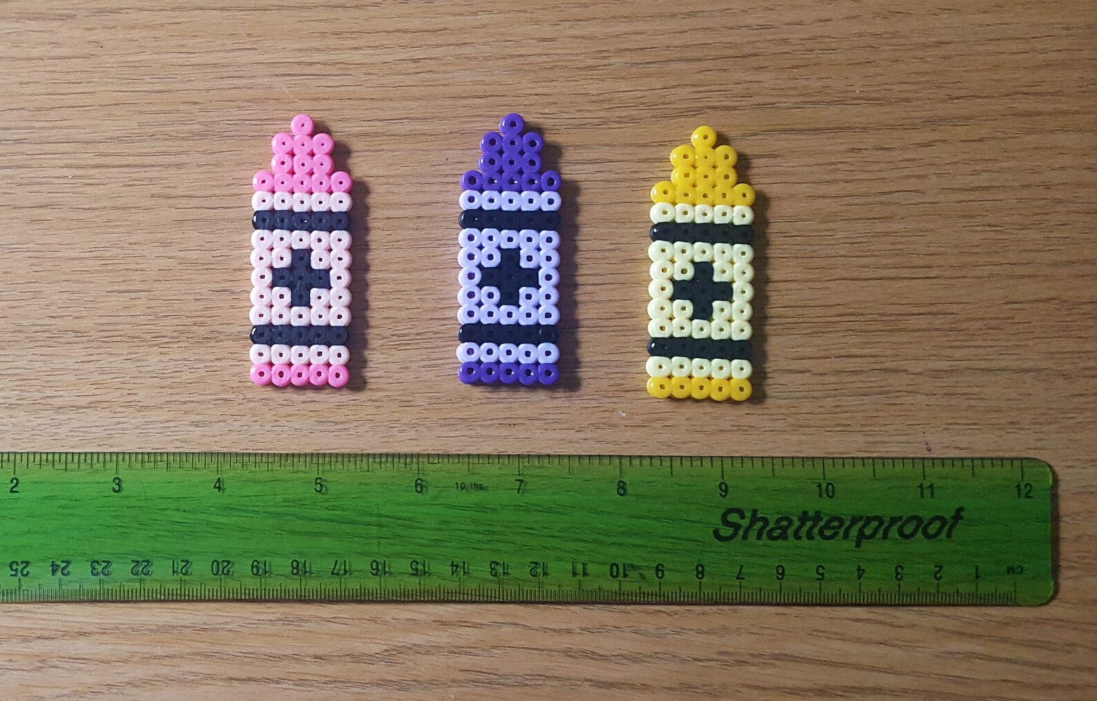Crayon Pixel Art 8bit Colourful Art and Craft Keychain - Etsy