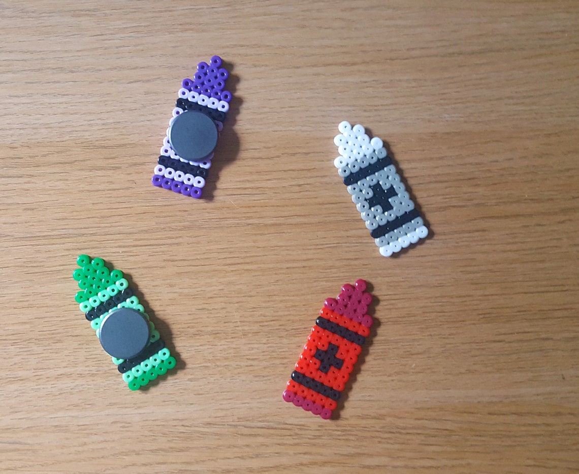 Crayon Pixel Art 8bit Colourful Art and Craft Keychain - Etsy