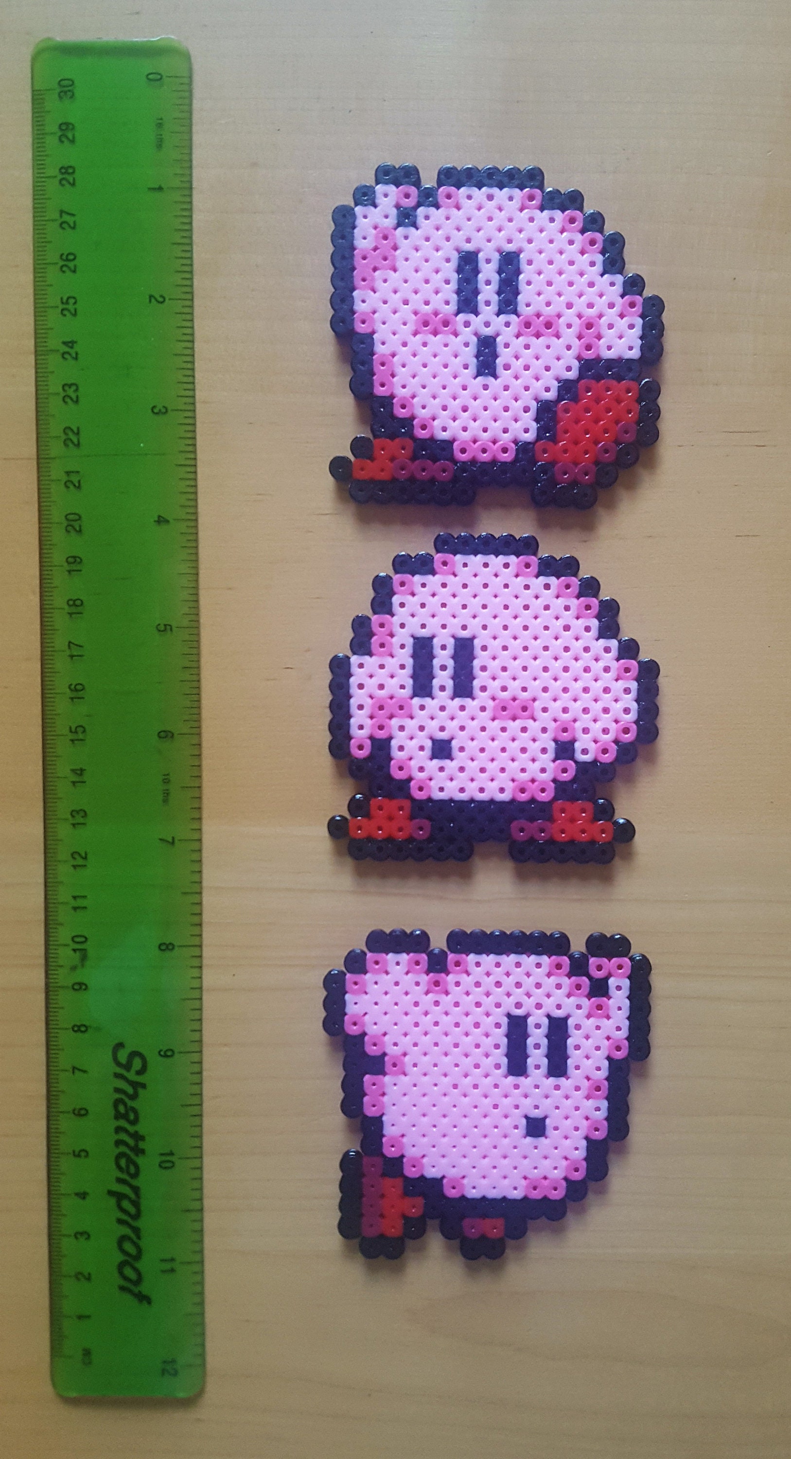 Kirby Retro Gaming Pixel Art Magnet Keychain Badge Kirby - Etsy Australia