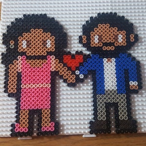 CUSTOM Pixel Art People Home Decoration Magnet Valentine Gift Idea ...