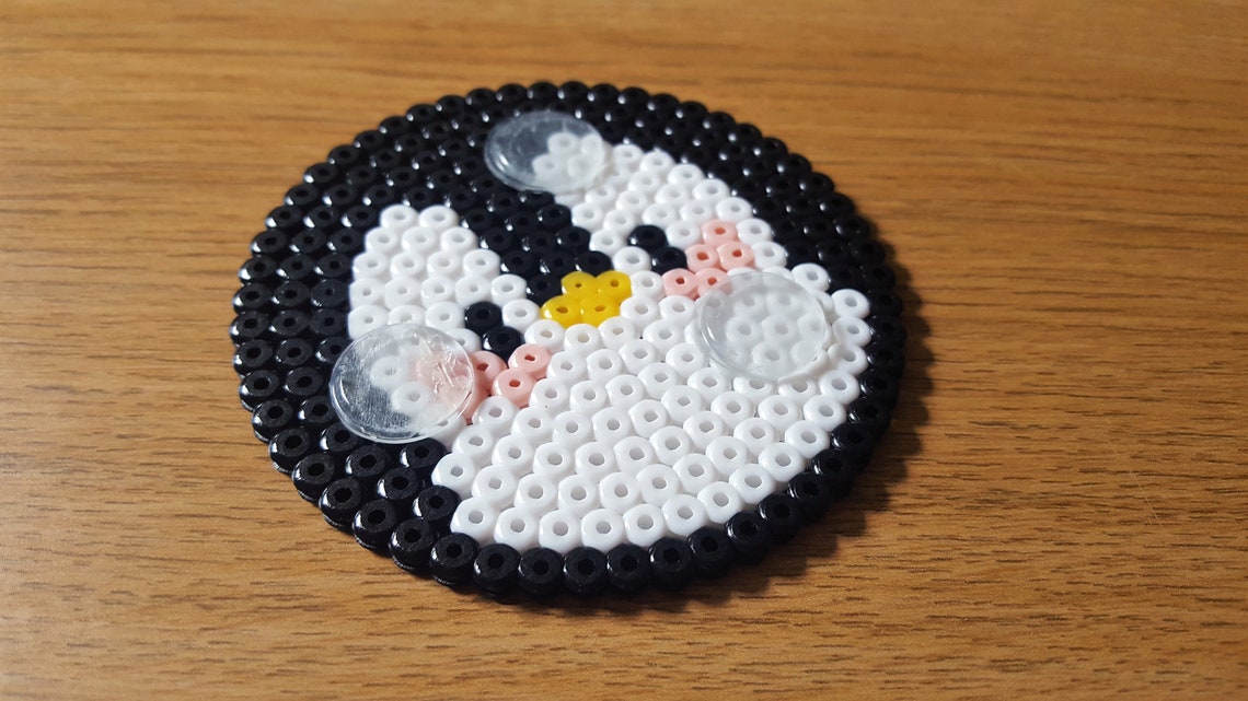 Penguin Coasters Pixel Art Coasters Home Decor Gift Idea - Etsy