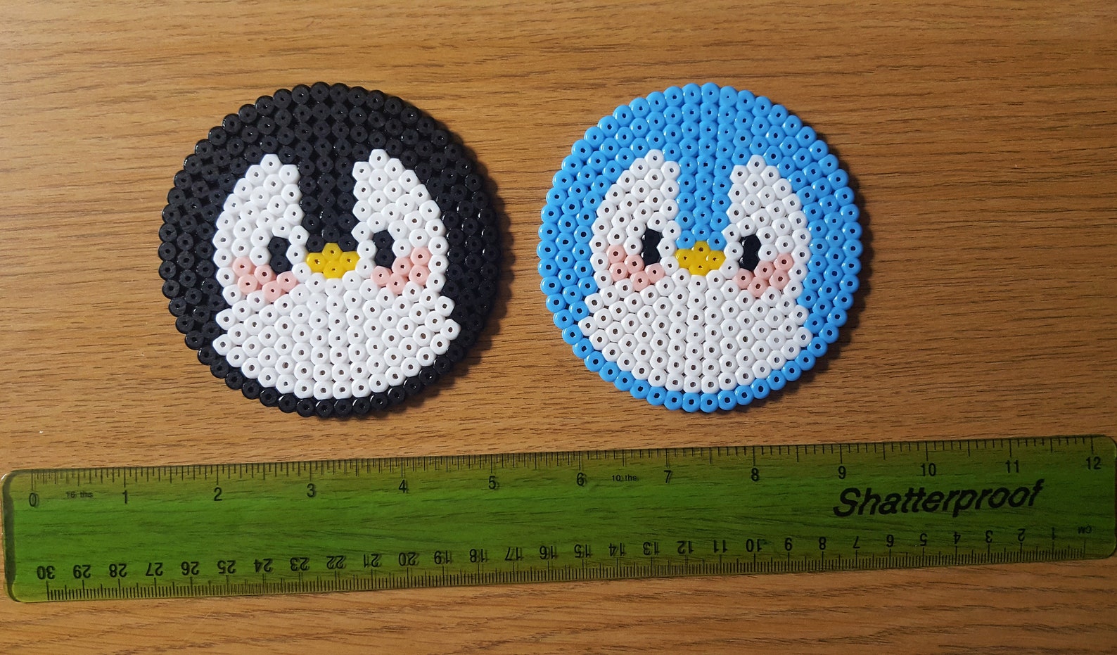 Penguin Coasters Pixel Art Coasters Home Decor Gift Idea - Etsy