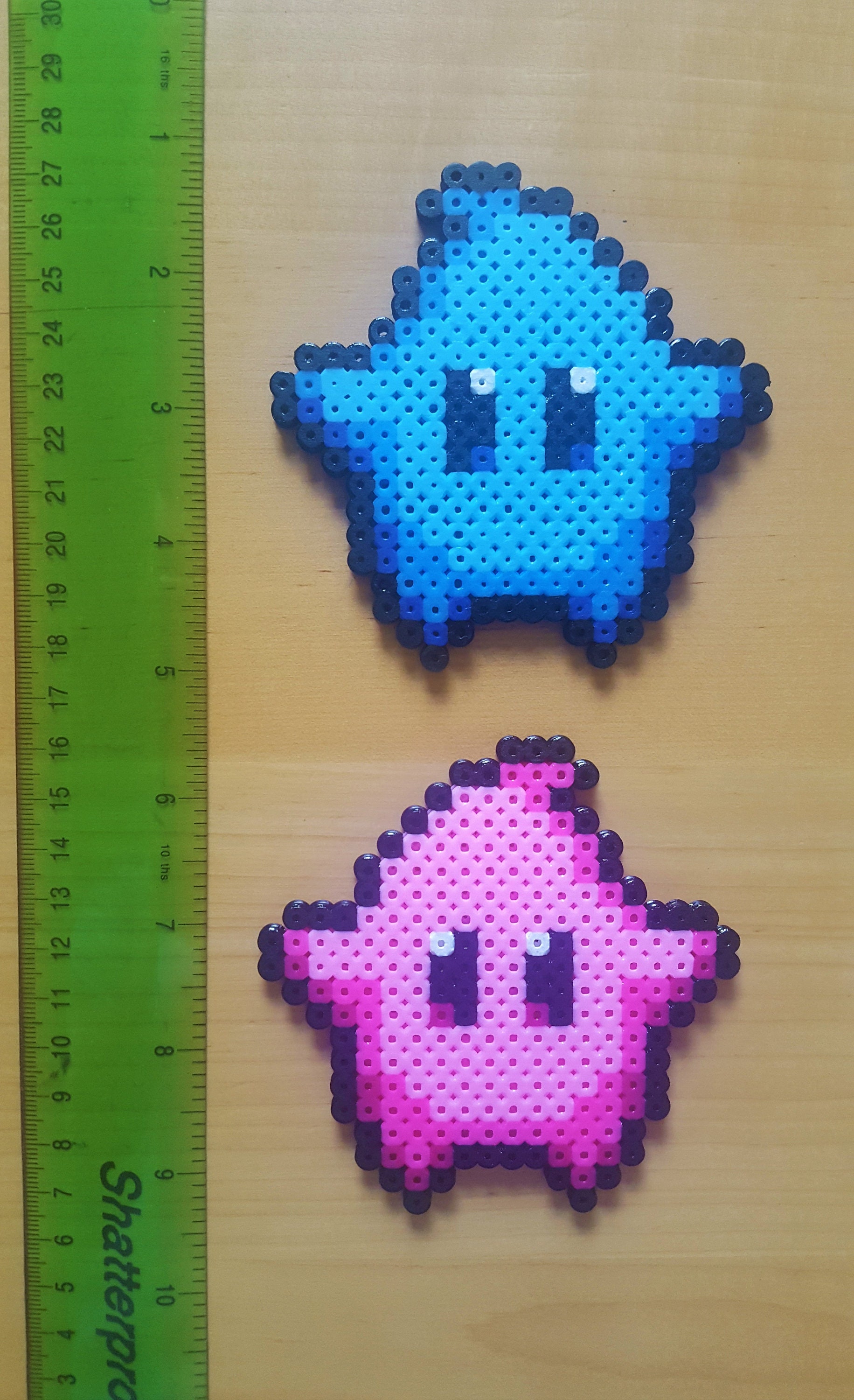 Luma Super Mario Galaxy Pixel Art Magnet Keychain Badge Cake - Etsy UK