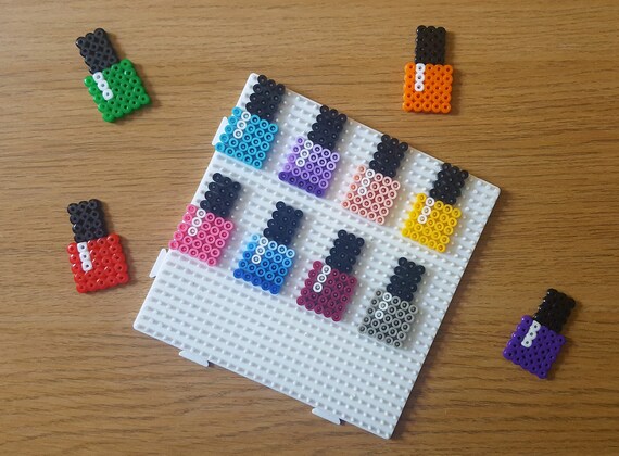 Nail Varnish Polish Pixel Art 8bit Keychain Badge Phone - Etsy