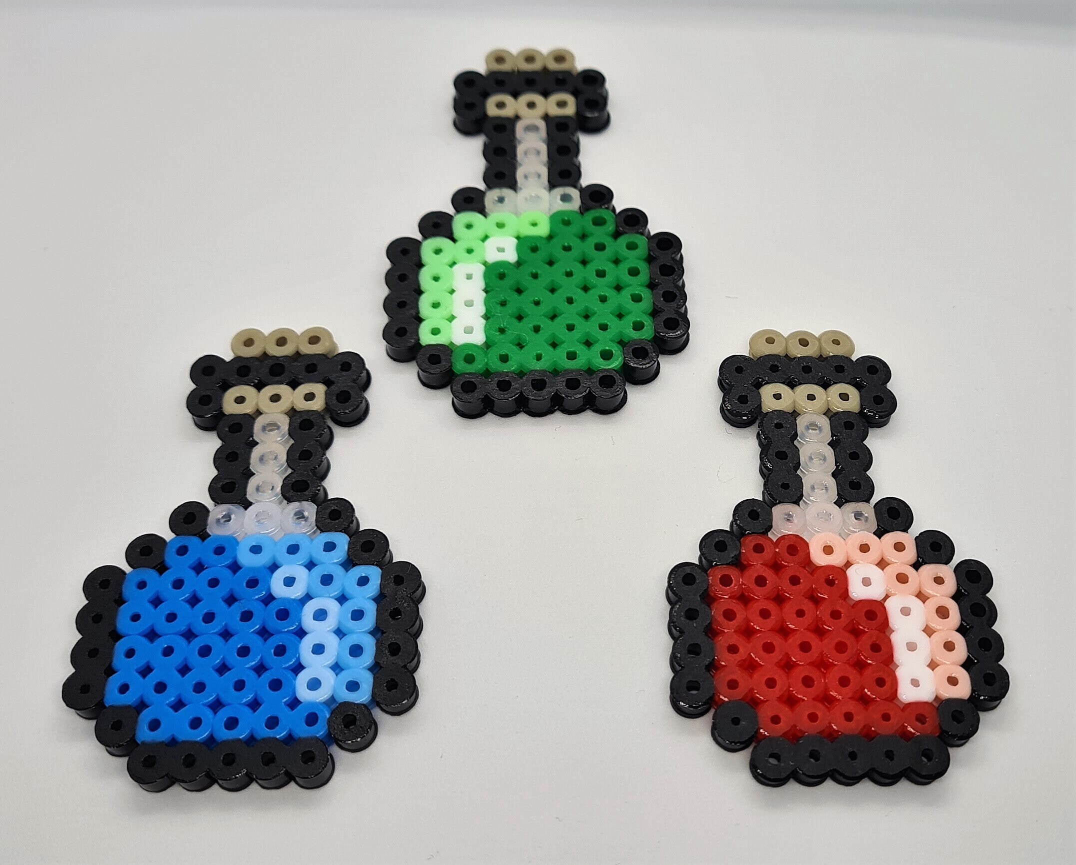 Pixel 8-bit Potion Bottles Magnet Keychain Badge Phone - Etsy