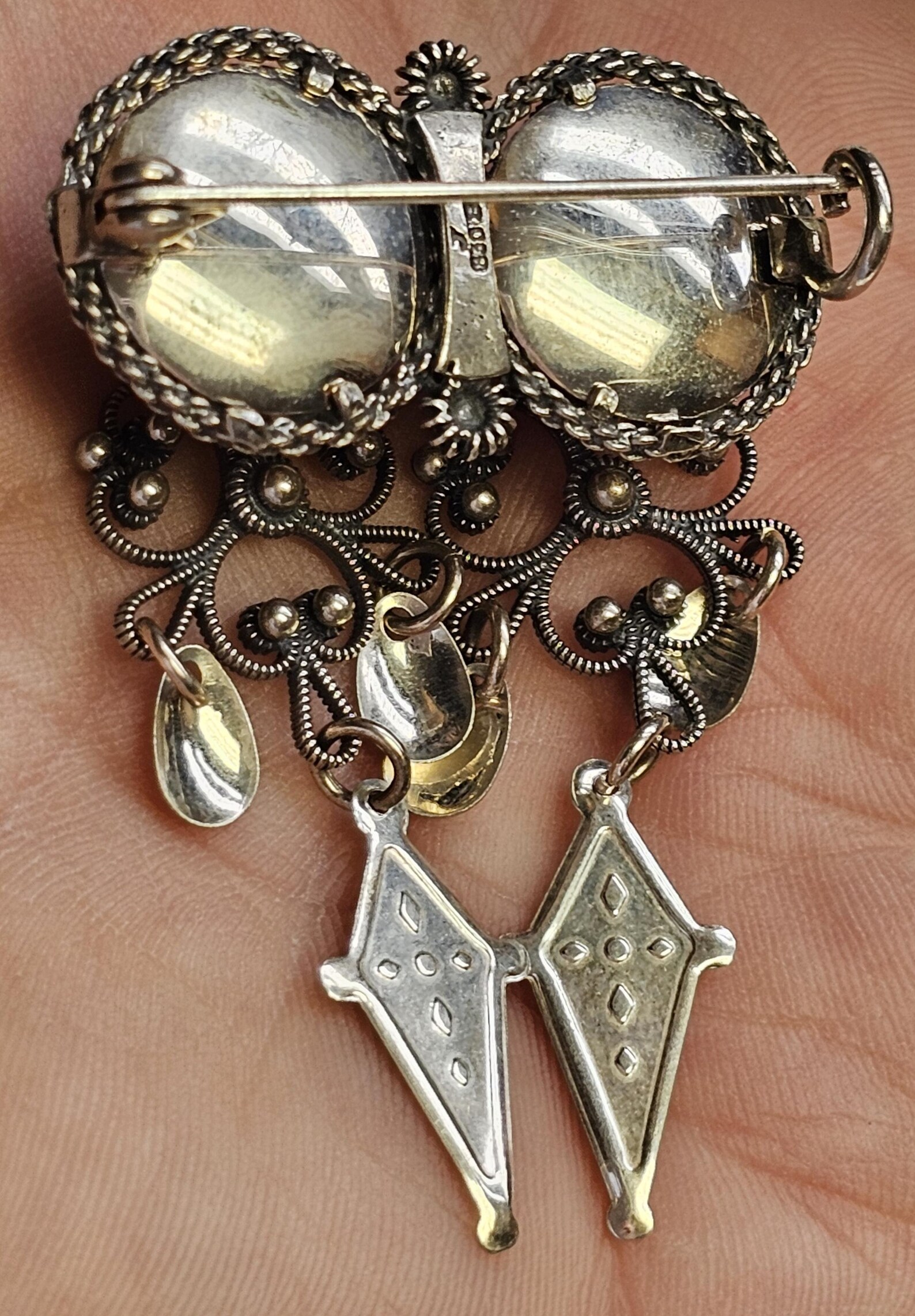 Vintage Solje 830 Silver Brooch - Etsy