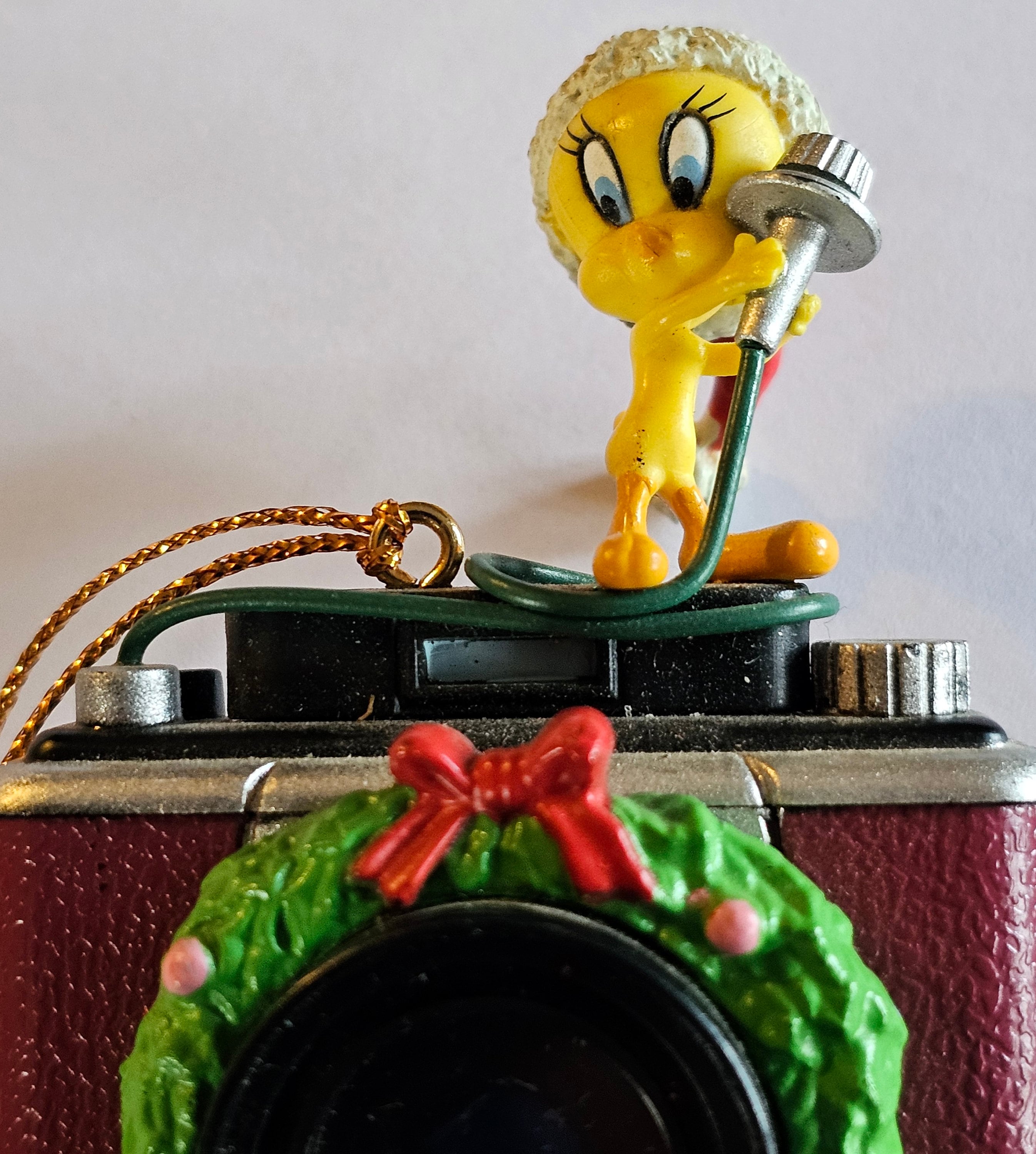 Vintage Looney Tunes Tweety Bird on Camera Ornament - Etsy