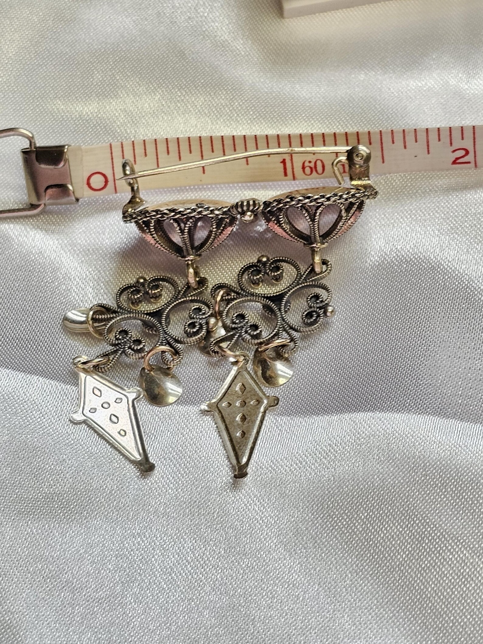 Vintage Solje 830 Silver Brooch - Etsy