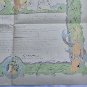 US Navy Shellback Certificate Also Known as Neptunus Rex Certificate ...
