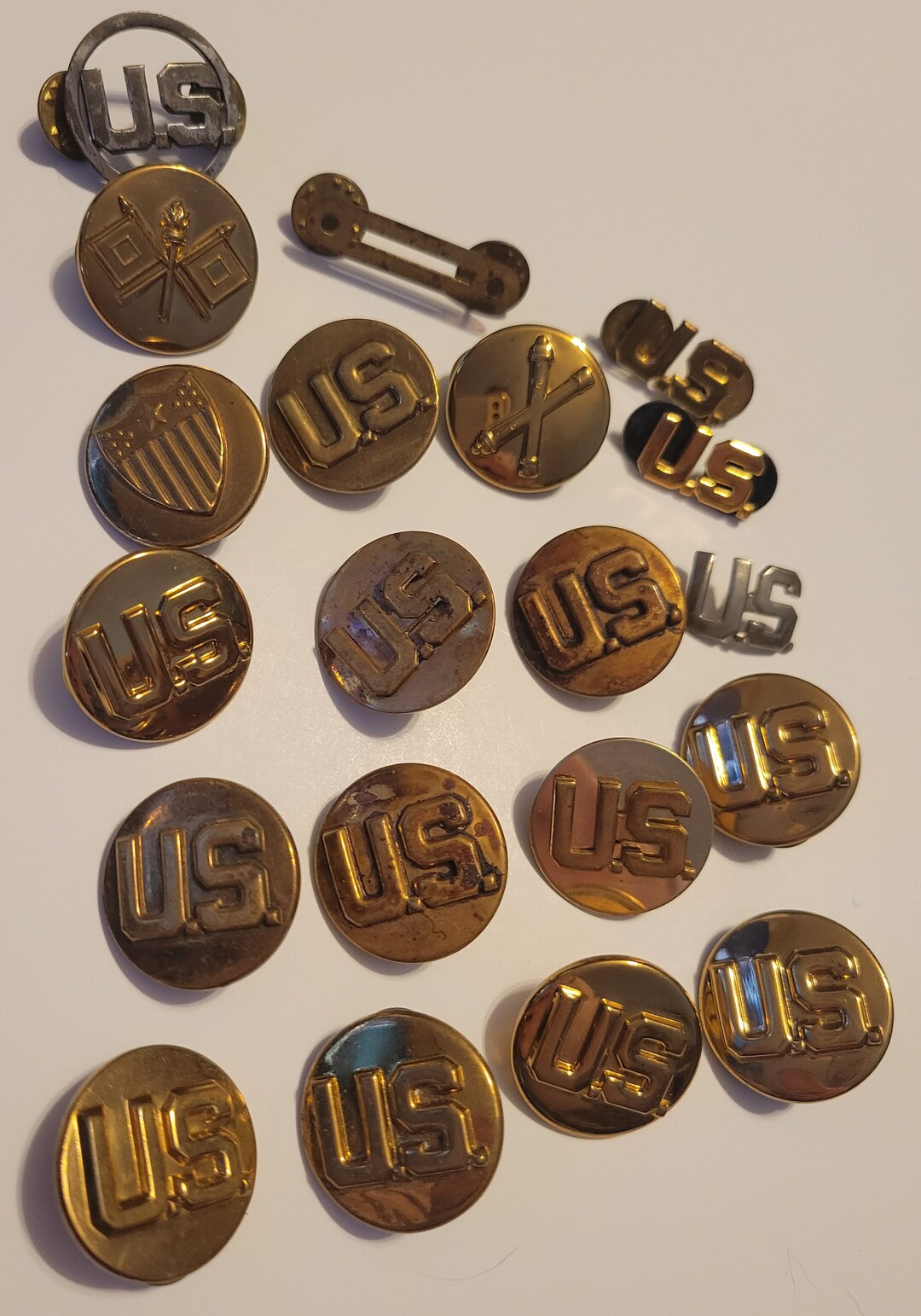 US Military Pin Collars Lot of 20 - Etsy