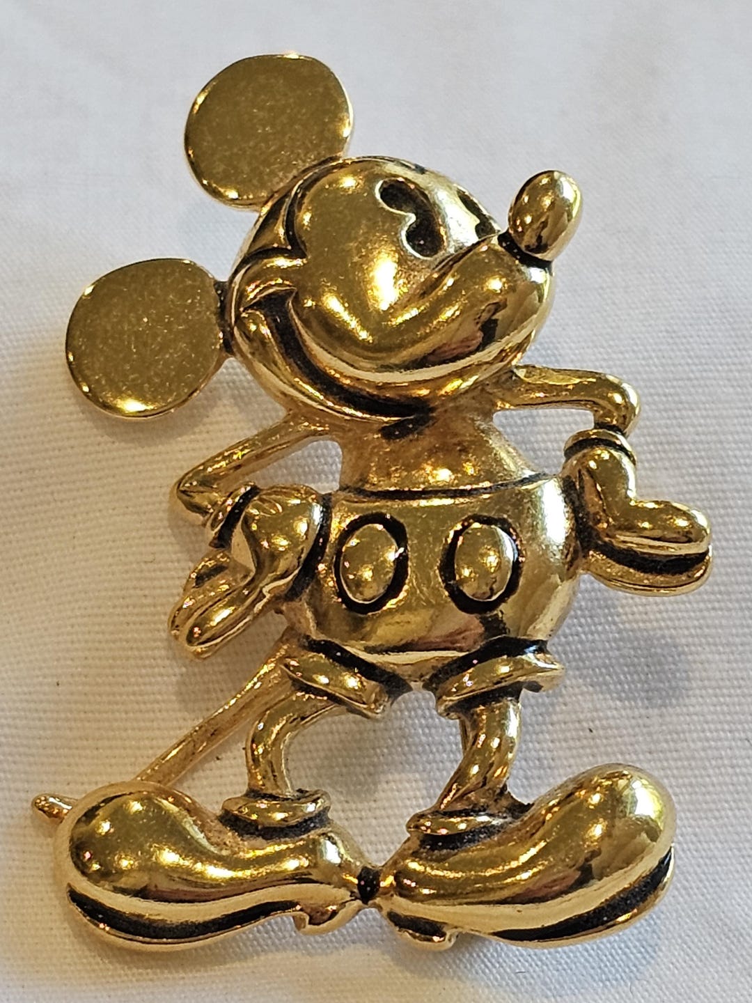 Vintage Gold Tone Disney Mickey Mouse Napier Pin/brooch - Etsy