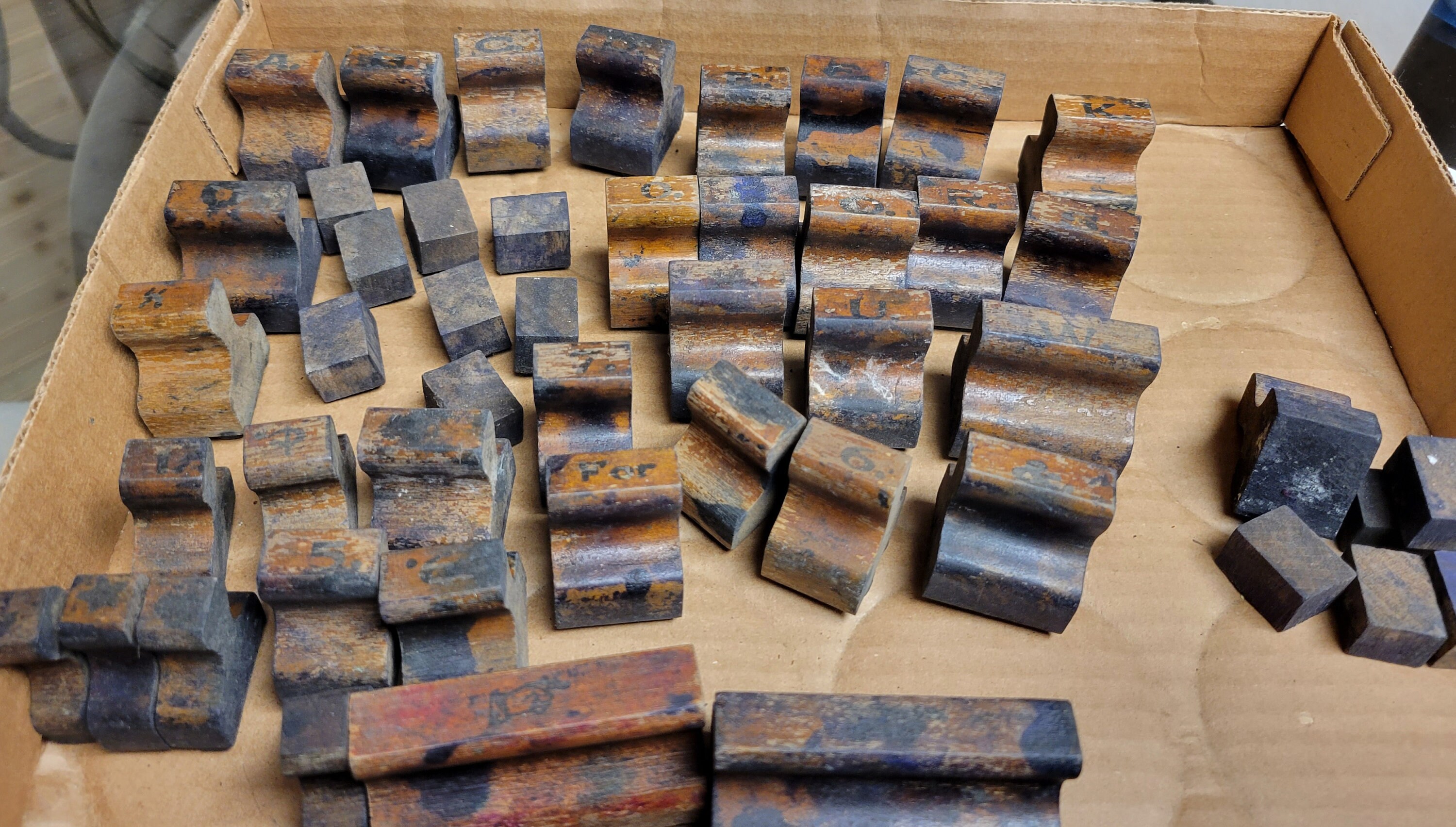 Antique Rubber Stamps Letter Press Printing - Etsy