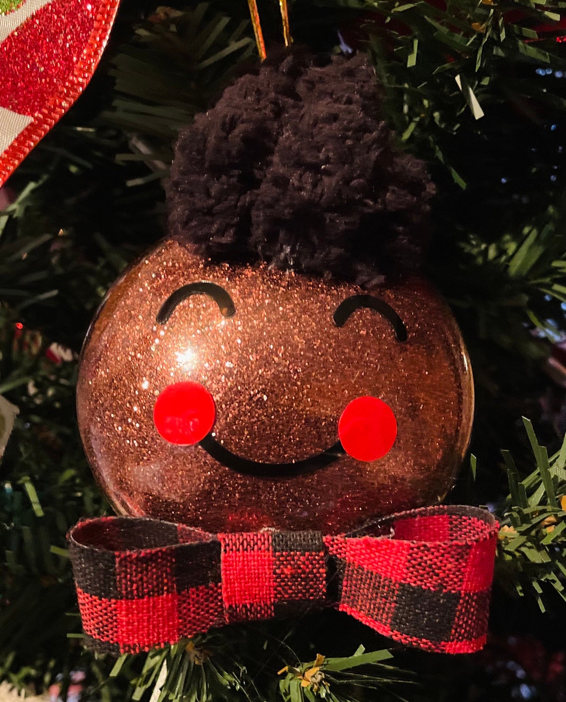 Black Boy Gingerbread Ornament African American Boy Christmas - Etsy