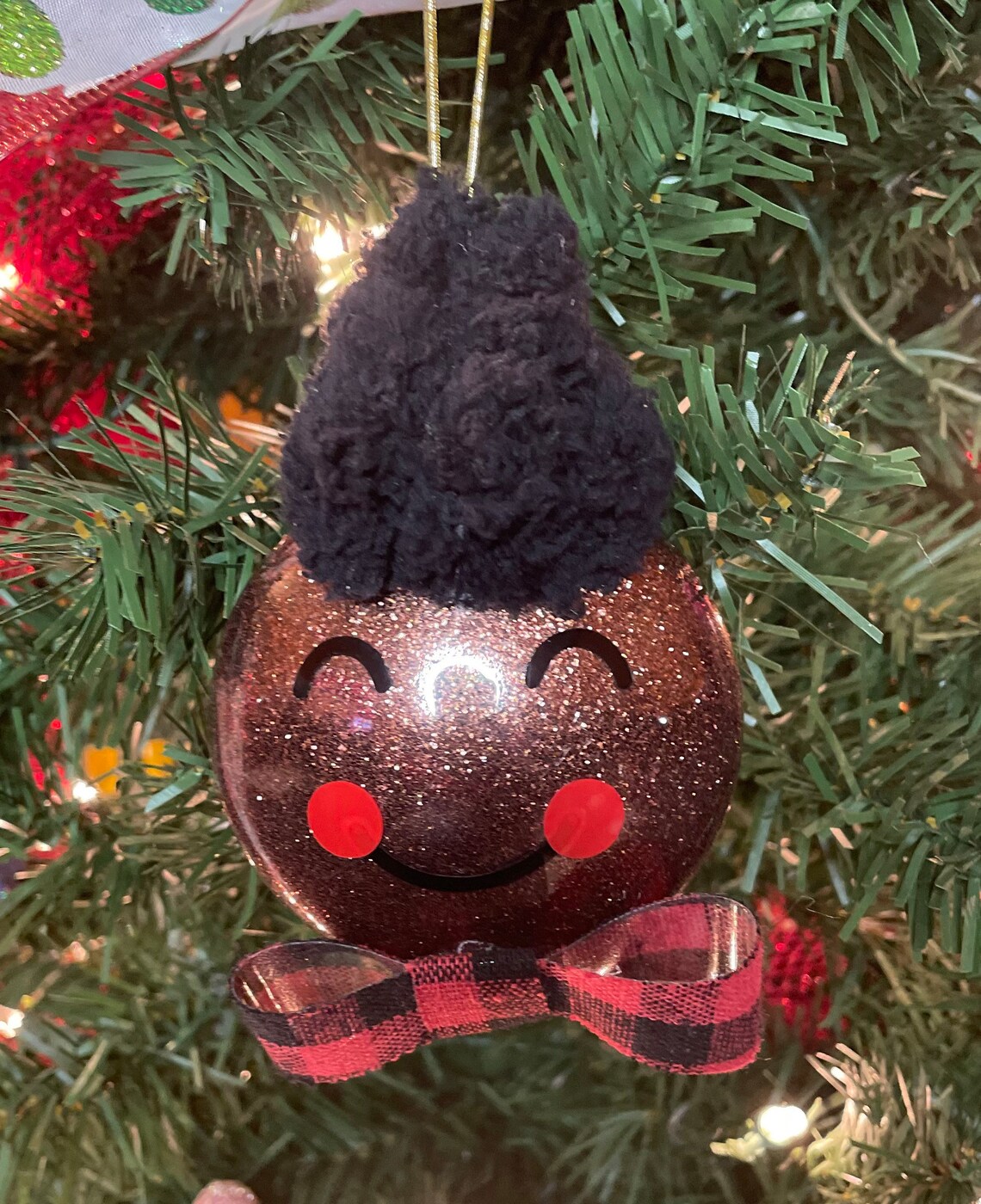 Black Boy Gingerbread Ornament African American Boy Christmas - Etsy