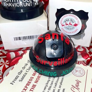 Personalized Santa Cam, Santa Surveillance Camera, Custom Santa Spy Cam ...