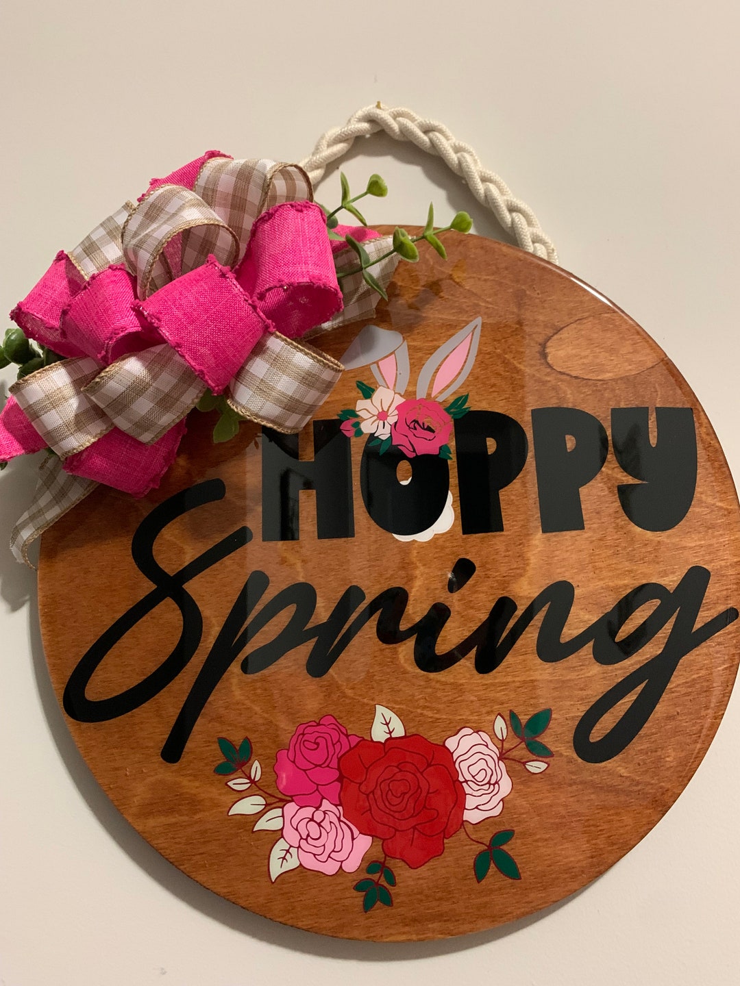 Spring Door Sign - Etsy