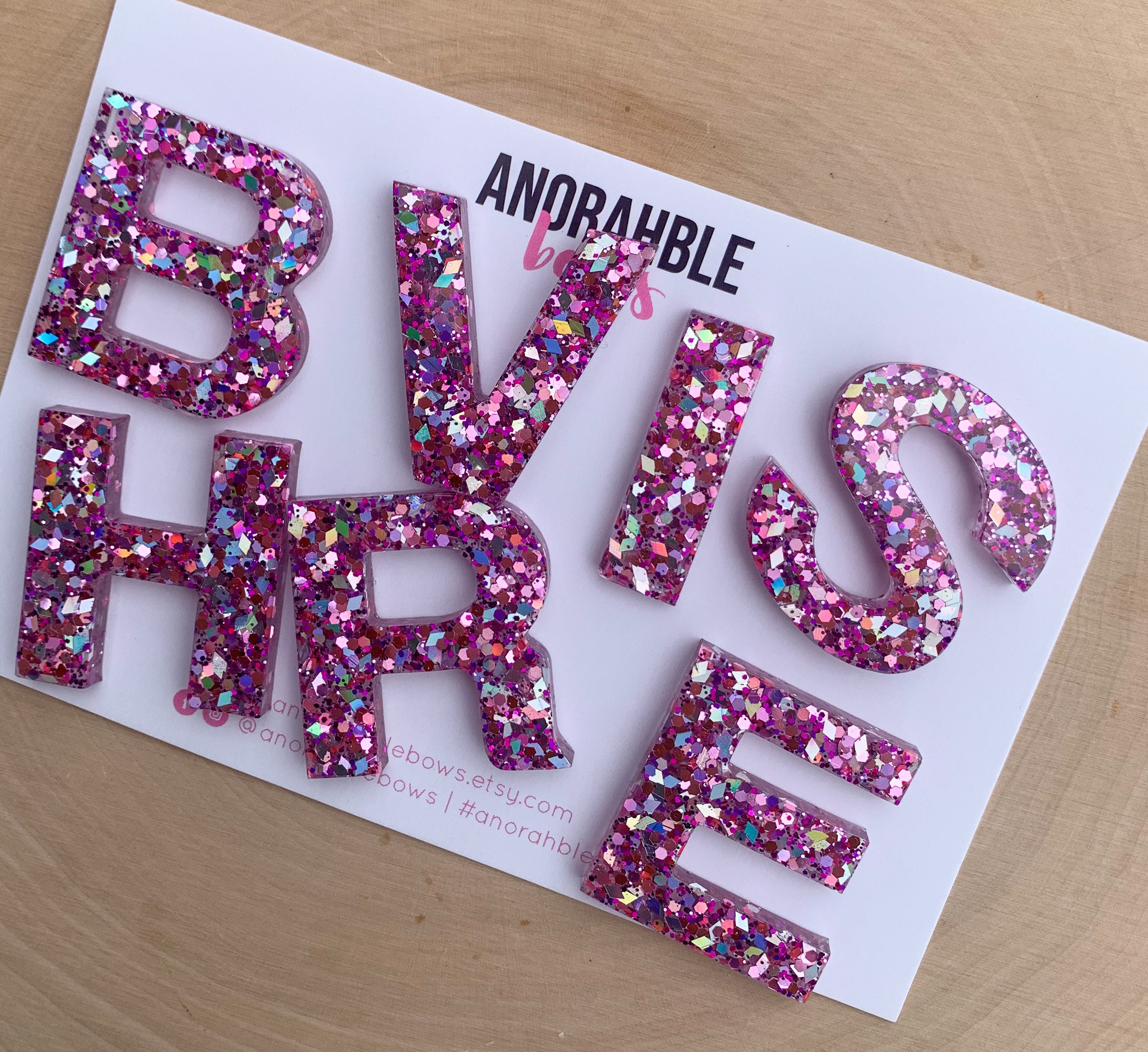 Letter clips resin clips clips alphabet clip acrylic | Etsy