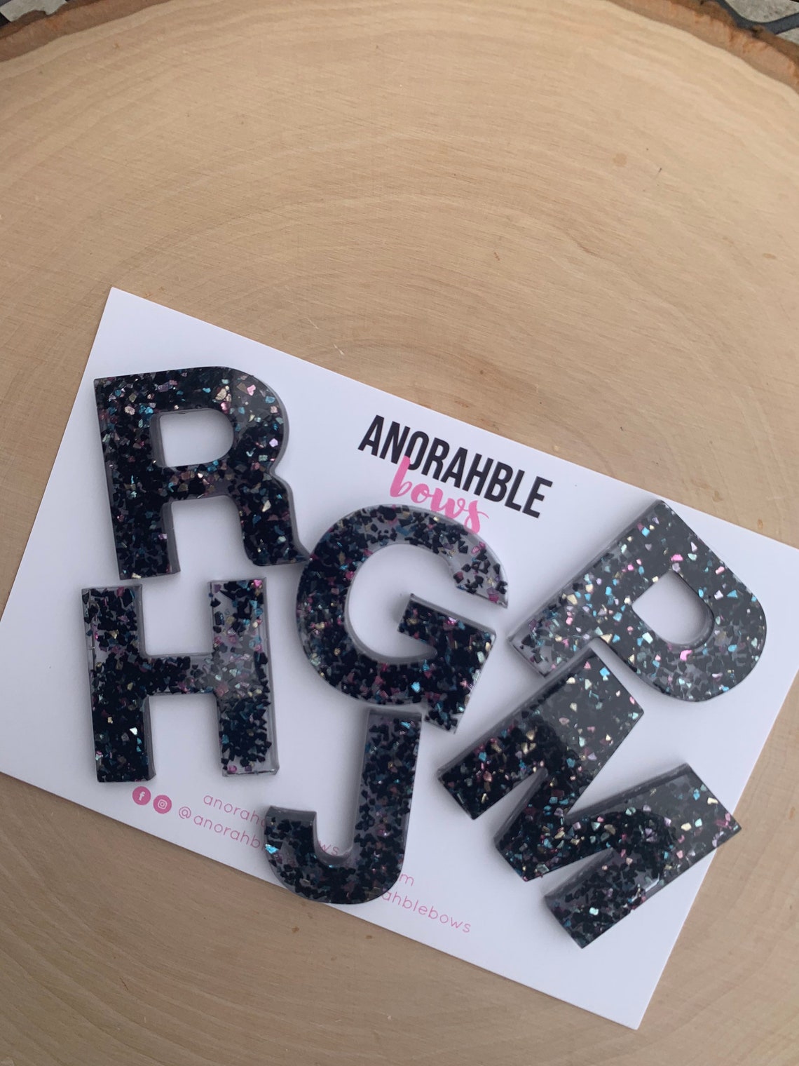 Letter clips resin clips clips alphabet clip acrylic | Etsy