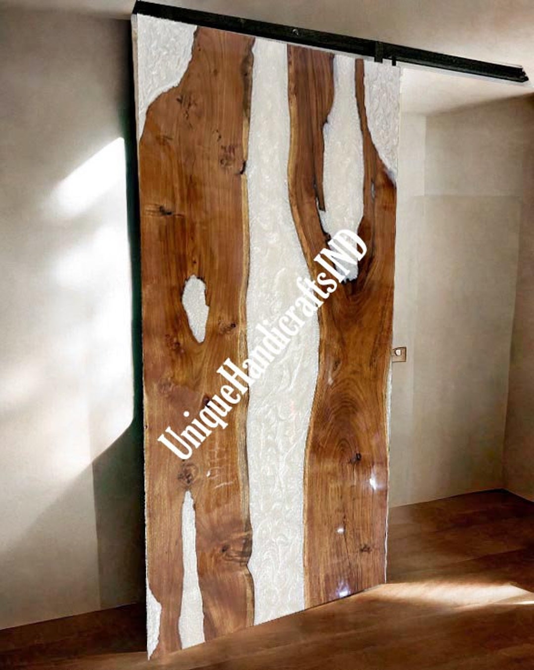 Epoxy Resin Barn Door Epoxy Resin River Door Epoxy Resin Barn Door Wood ...