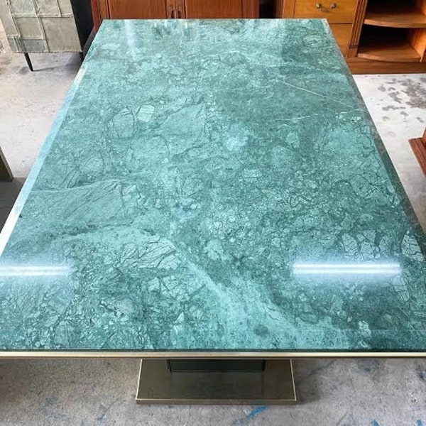Green Marble Table - Etsy