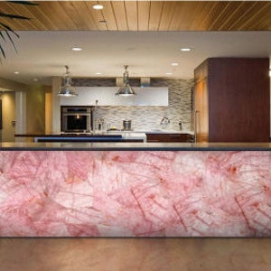 Rose Quartz Vanity Top Pink Rose Quartz Dining Table - Etsy