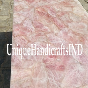 Pink Rose Quartz Slab, Rose Quartz Vanity Top, Rose Quartz Countertop ...