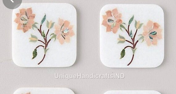 Home & Living Kitchen & Dining Adorable White Square Marble Collectible ...