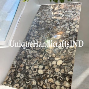 Amethyst Kitchen Countertop Slab: Illuminated Backlit Agate Stone - Etsy