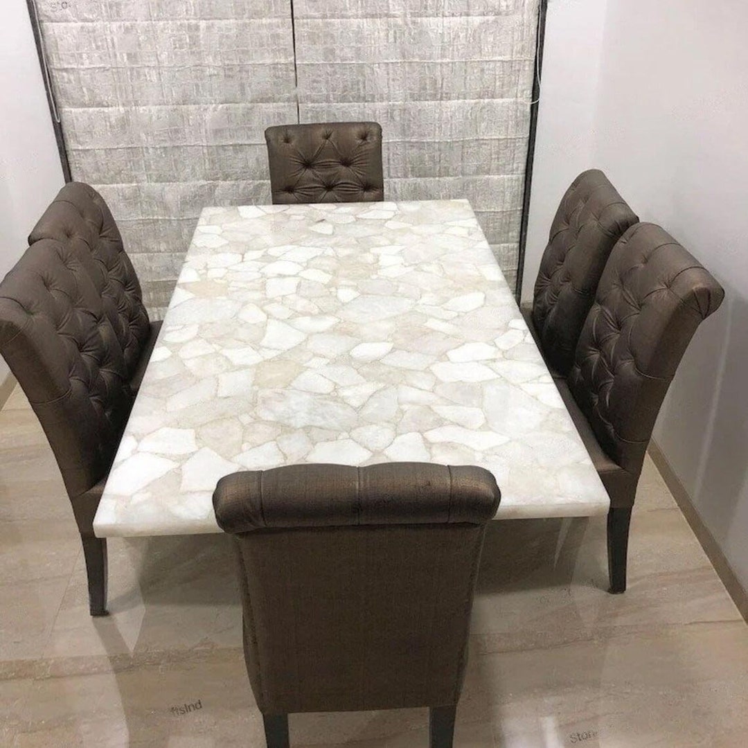 Quartz Table Stone Dining Table quartz Kitchen Countertop - Etsy