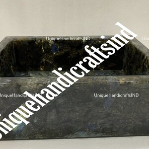 Washbasin, Labradorite Stone Top Sink/ Kitchen Accessories, Vessel ...