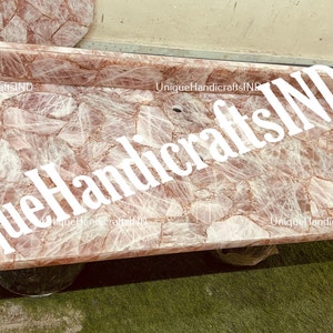 Pink Rose Quartz Kitchen & Bar Countertop With Backsplash ,pink Rose ...