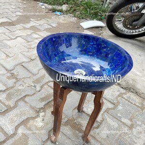 Powder Room Blue Lapis Sink, Bathroom Vassal, Kitchen Sink, Bathroom ...