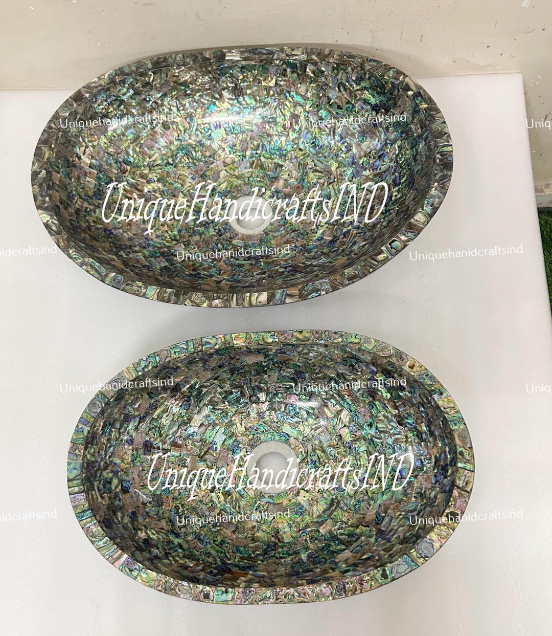 Buy Abalone Pauashell Stone Bathroom Sink / Basin for Kitchen ...