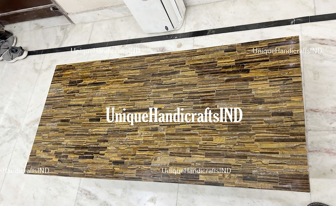Buy Amazing Tiger Eye Coffee Table, Tiger Eye Countertop Stone Slab ...