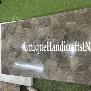 Smoky Quartz Coffee/dining Table Top,natural Smoky Crystal Quartz ...