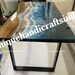 Custom Made Epoxy Resin Counter Top Handmade ,center Dining Kitchen ...