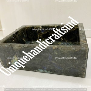 Washbasin, Labradorite Stone Top Sink/ Kitchen Accessories, Vessel ...