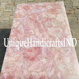 Pink Rose Quartz Slab, Rose Quartz Vanity Top, Rose Quartz Countertop ...