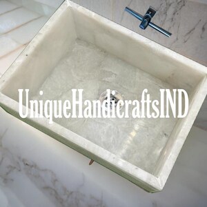 Quartz Sink / Stone Wash Basin / Natural Agate Sink / Wash Basin ...