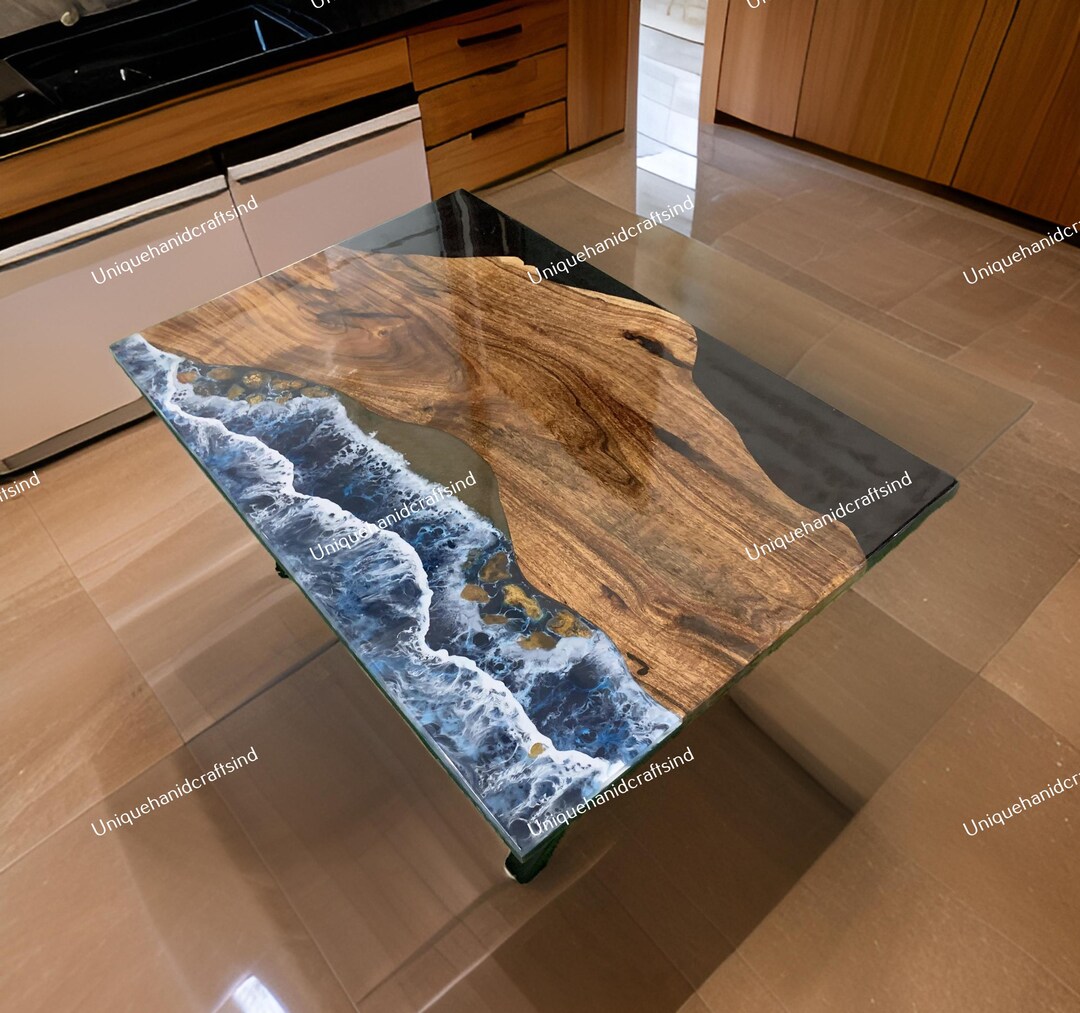 Epoxy Table, Epoxy Dining Table , Epoxy Coffee Table, Live Edge Wood ...