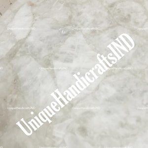Quartz Countertop, Natural White Crystal Quartz Dining Table Top, White ...