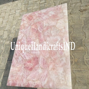 Pink Rose Quartz Slab, Rose Quartz Vanity Top, Rose Quartz Countertop ...