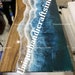Custom Made Epoxy Resin Counter Top Handmade ,center Dining Kitchen ...