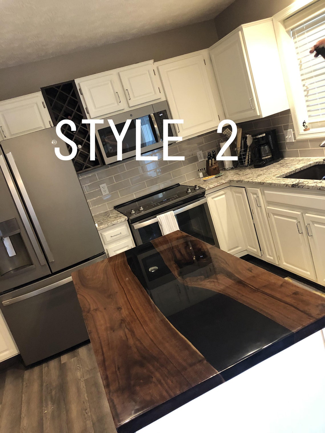 Custom Made Epoxy Resin Counter Top Handmade center Dining - Etsy