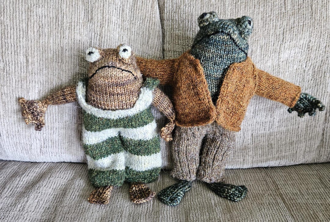 Frog and Toad Soft Stuffed Animals - Etsy