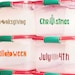 Holiday Storage Bin Labels, Weatherproof Vinyl Decals, Custom Size, Set ...
