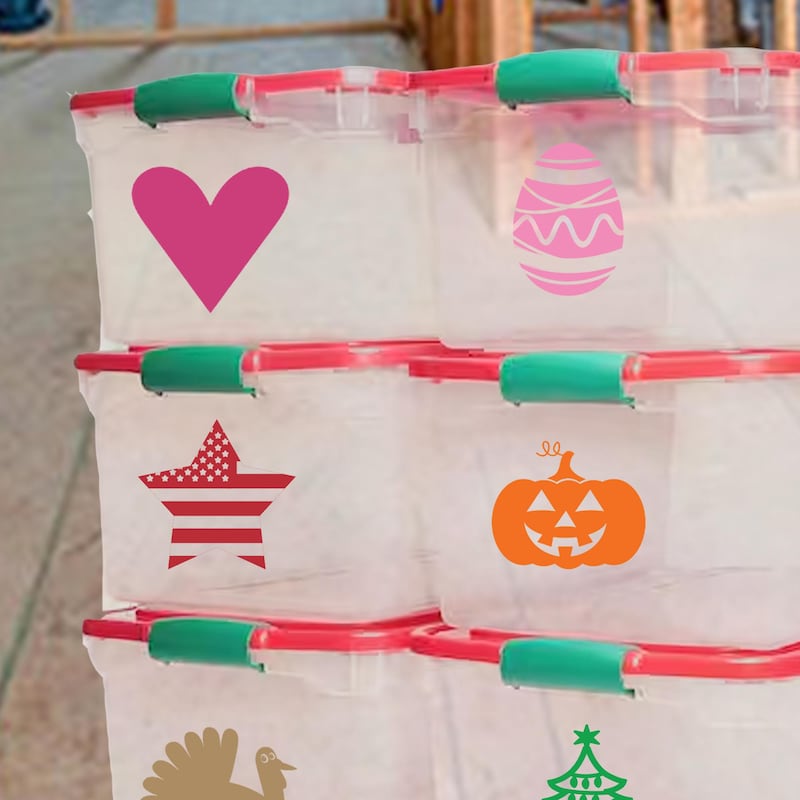 Bin Labels for Holiday - Etsy
