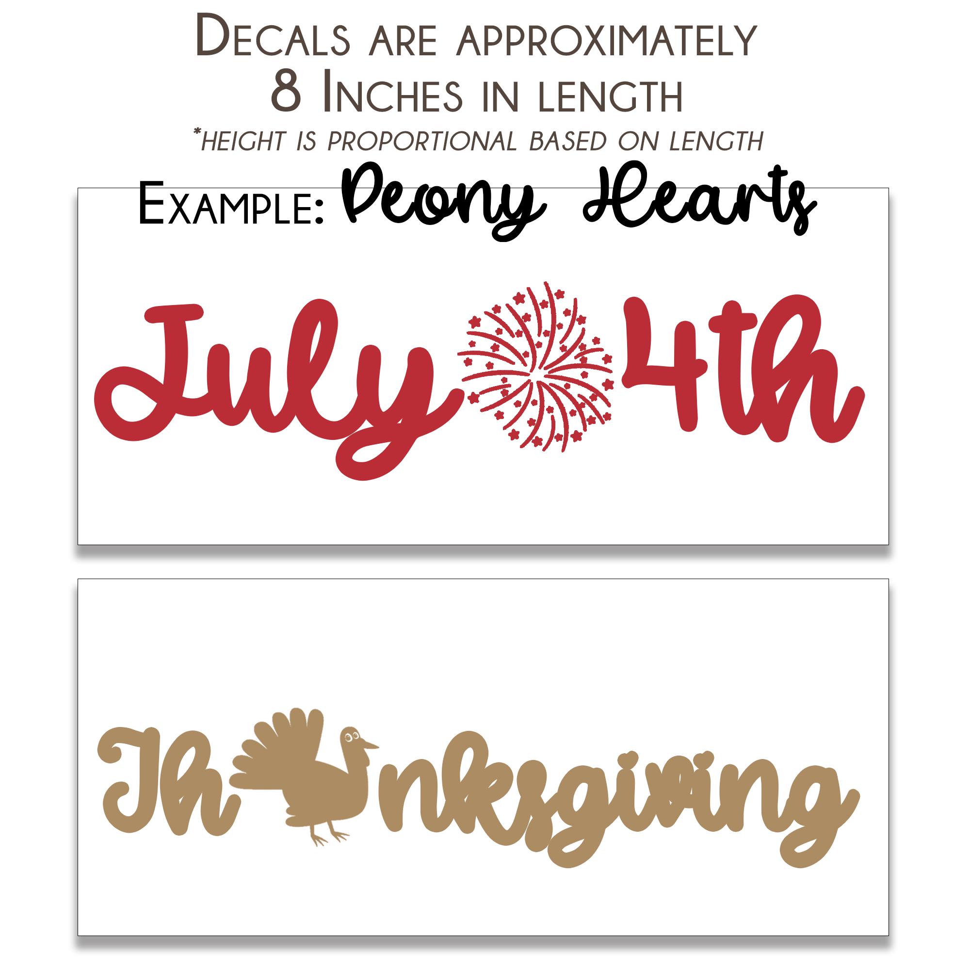 Vinyl Holiday Storage Labels - Set of 6 Decals for Attic Seasonal Decor ...