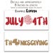 Holiday Storage Bin Labels, Weatherproof Vinyl Decals, Custom Size, Set ...