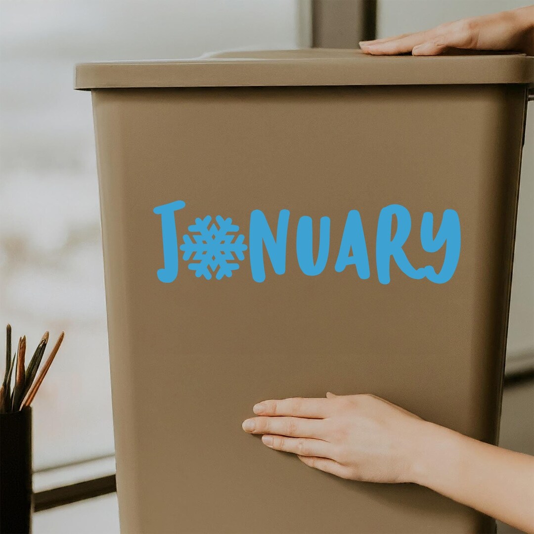 Monthly Storage Decal Labels: Seasonal Decor Container Stickers - Etsy